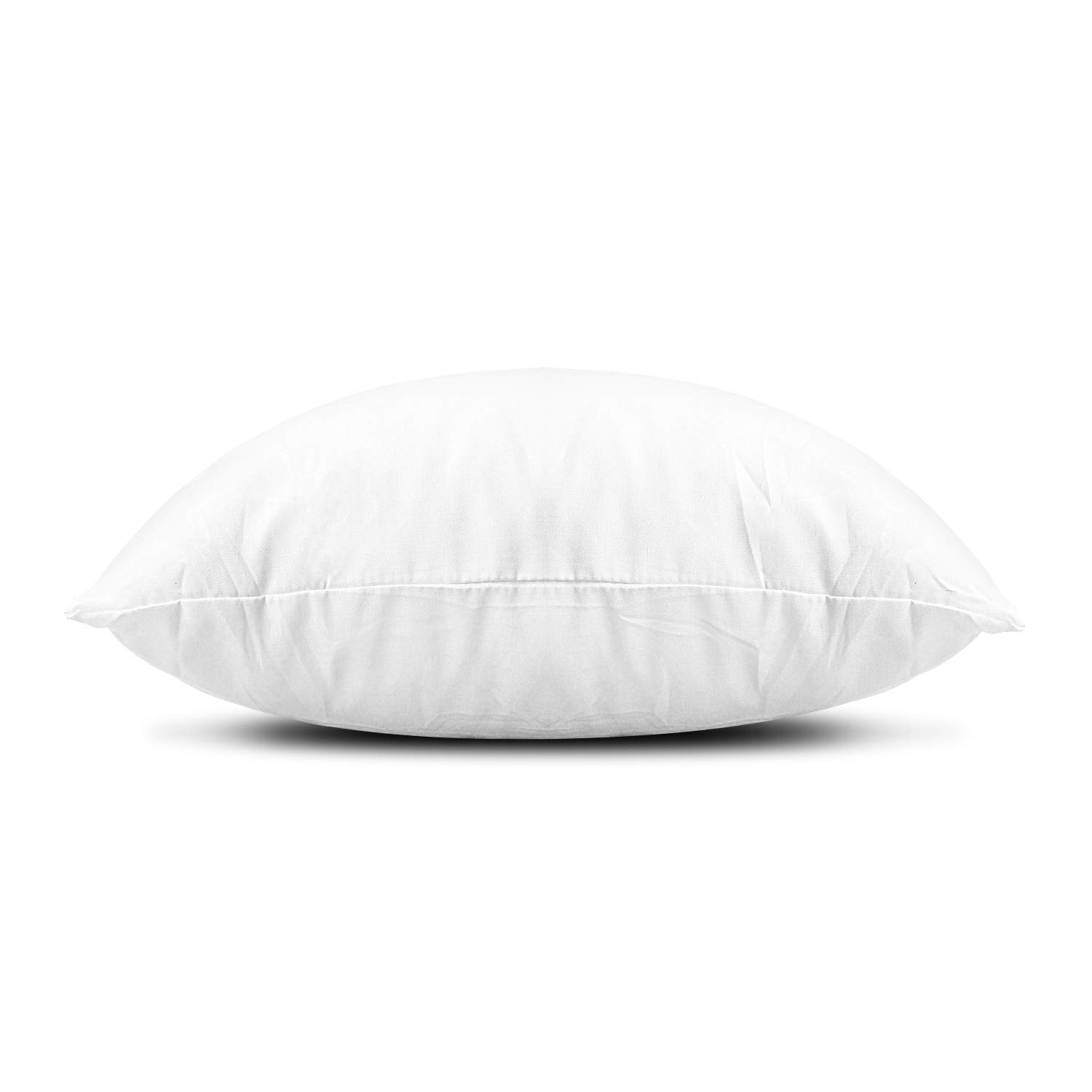 EDOW Throw Pillow Insert, LightweightâSoft Polyester Down Alternative Decorative Pillow, Sham Stuffer, Machine Washable. (White, 18x18)