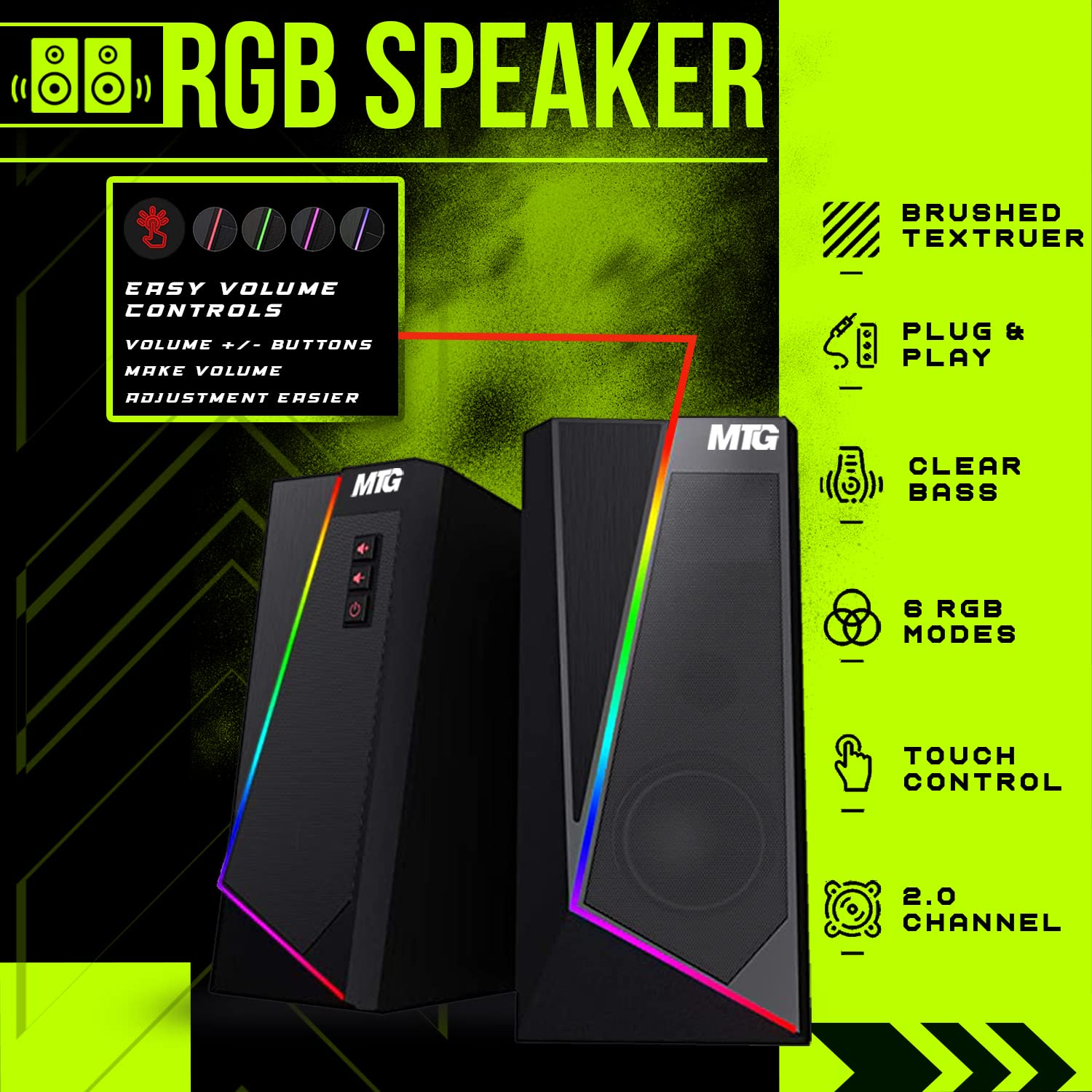 Gaming Desktop PC, Intel Core i5 8th Gen, TechMagnet Heera, AMD RX 550, 16GB RAM, 512GB SSD | 1TB HDD, MTG New 27 Inch Monitor, RGB Keyboard Mouse, Speaker, Webcam, WiFi, Win 10 Pro (Renewed)