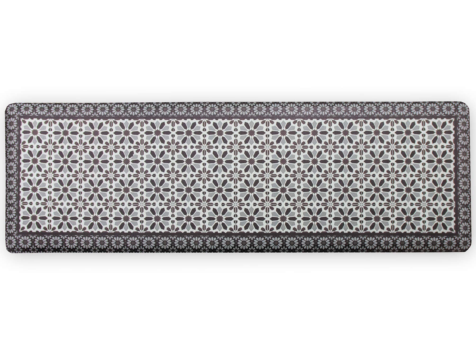 FloorPops FPA3731 Lannister Anti-Fatigue Comfort Long Mat, Black