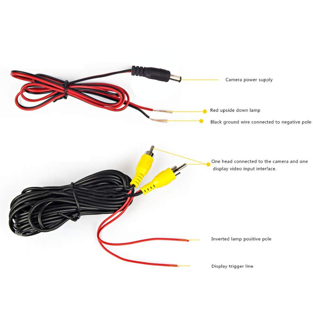 eHANGO Car Rear View Camera Bracket License Plate Lights Housing Mount for BMW 1 E81 E87 F20 F21 BMW 6 E63 F06 F12 F13 BMW Z4 E85 E86 E89 (12 LED)