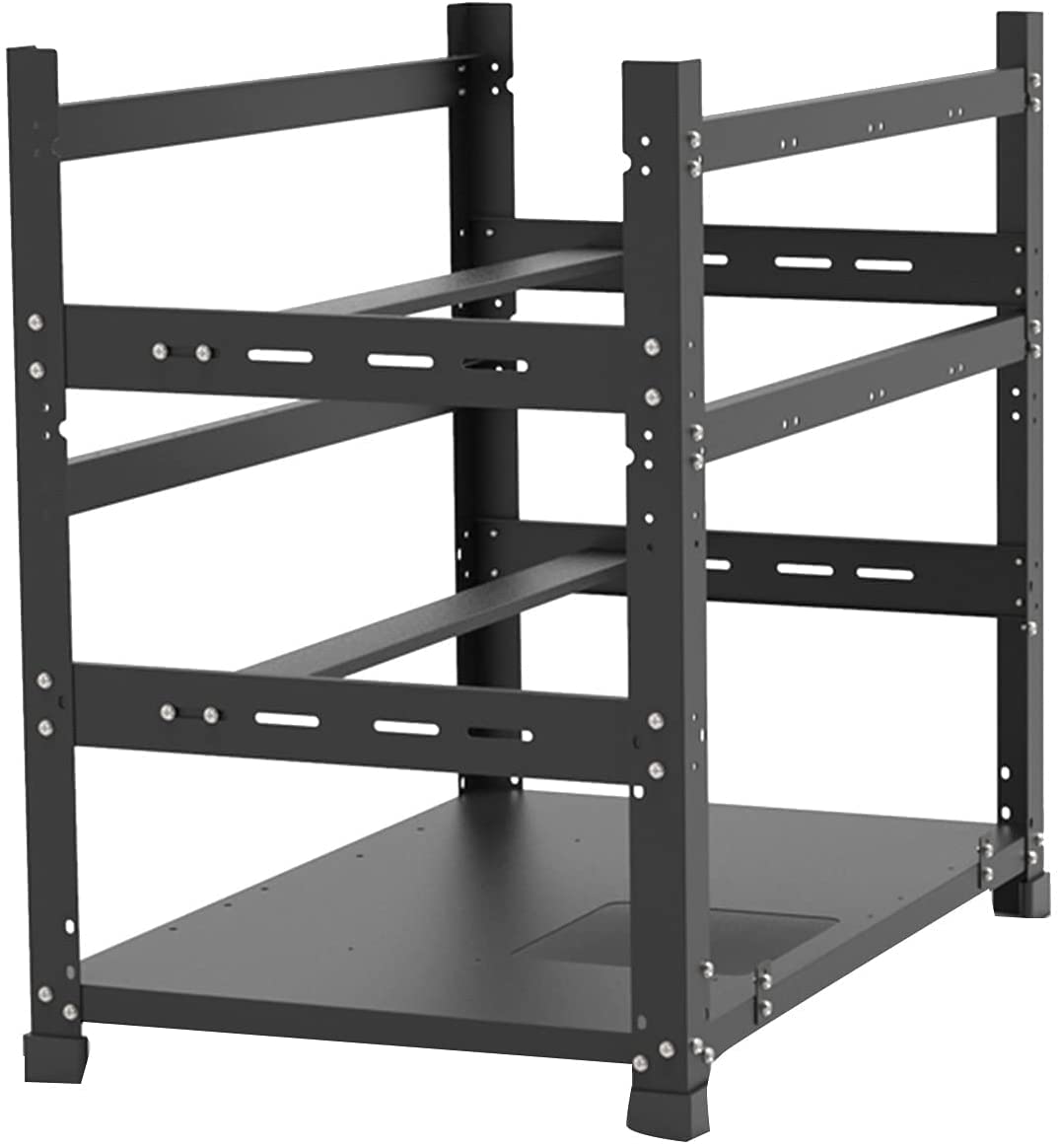 XIANXIAN Mining Rig Frame 12 GPU, Open Air Mining Rig Frame Mining Case Rack Motherboard Bracket Computer Case Support to Dual