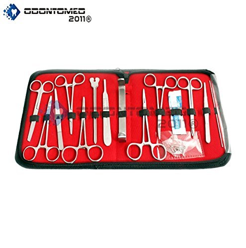 OdontoMed2011 Students Anatomy Biology Kit with Case Stainless Steel