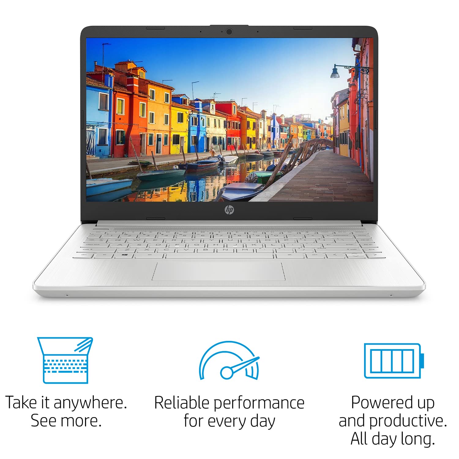 HP 14 Laptop, 14" Touchscreen Display, AMD Ryzen 3 3250U Dual-core Processor, HDMI, Online Conference Ready, Light-Weight Laptop for Home use and Student, Windows 11(16GB RAM | 1TB SSD) (Renewed)