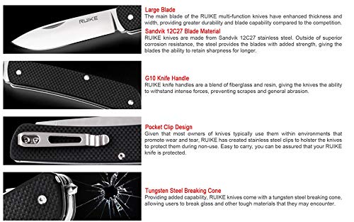 RUIKE Multifunctional Knive, Green, G10 (M31-G)