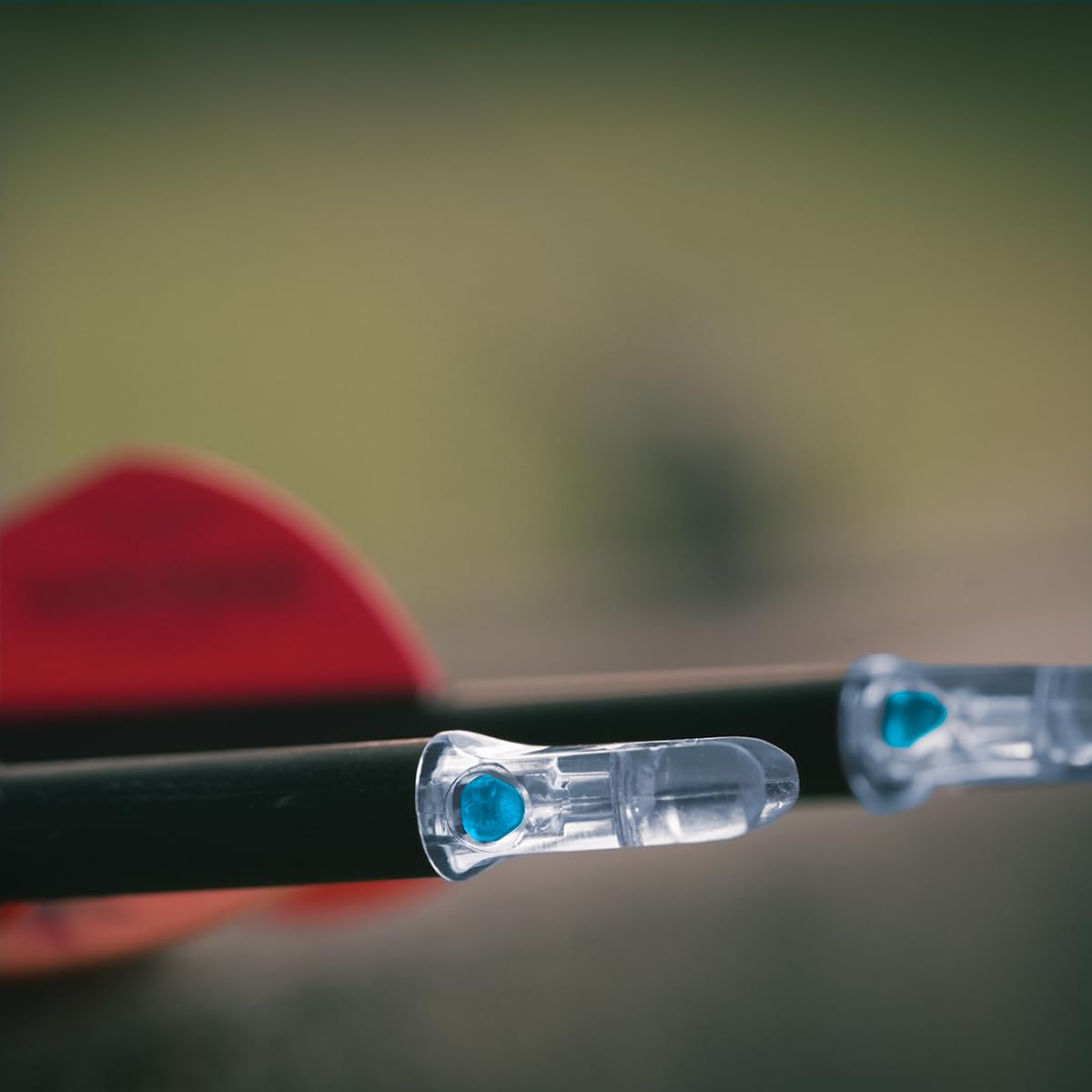Halo Nock Micro Lighted Nocks for Archery & Bowhunting, Fits .165-.166 Internal Diameter Arrows, Blue, 3-Pack