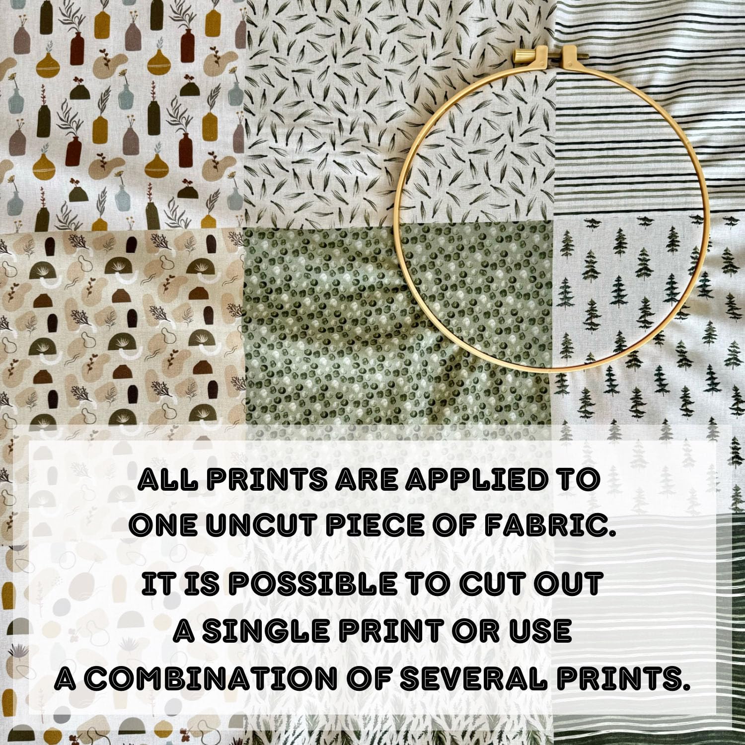 Precut Quilting Fabric Squares β 100% Cotton 60pcs 8 x 8 inches (20cm x 20cm) Sewing Fabric Bundle for Patchwork and Crafts, Turkish Cotton (Eco Style, #10)