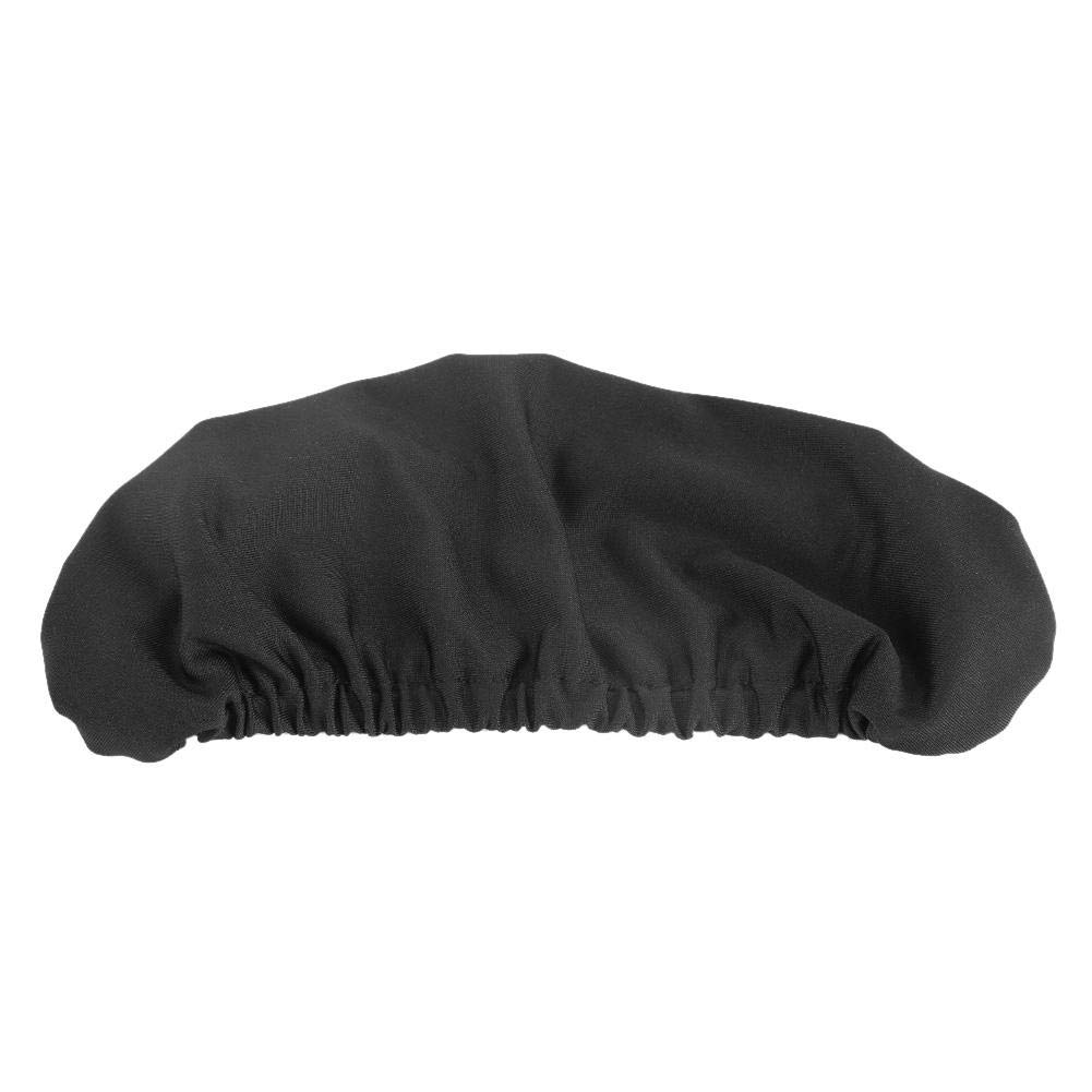 Fdit 1 Pair Knitted Elastic Fabric Chair Armrest Covers Office Wheelchair Arm Rest Pad Elbows Forearms Pressure Relief slipcover (Black)