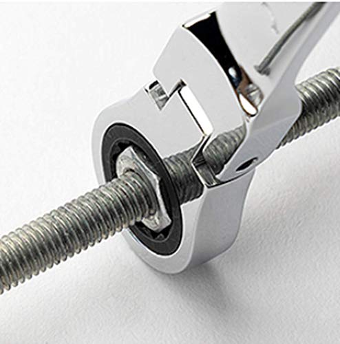 FLZOSPER 3/4 inch SAE Flex-Head Geared Ratchet Wrench,Box End Head 72-Tooth Ratcheting Combination Wrench Spanner