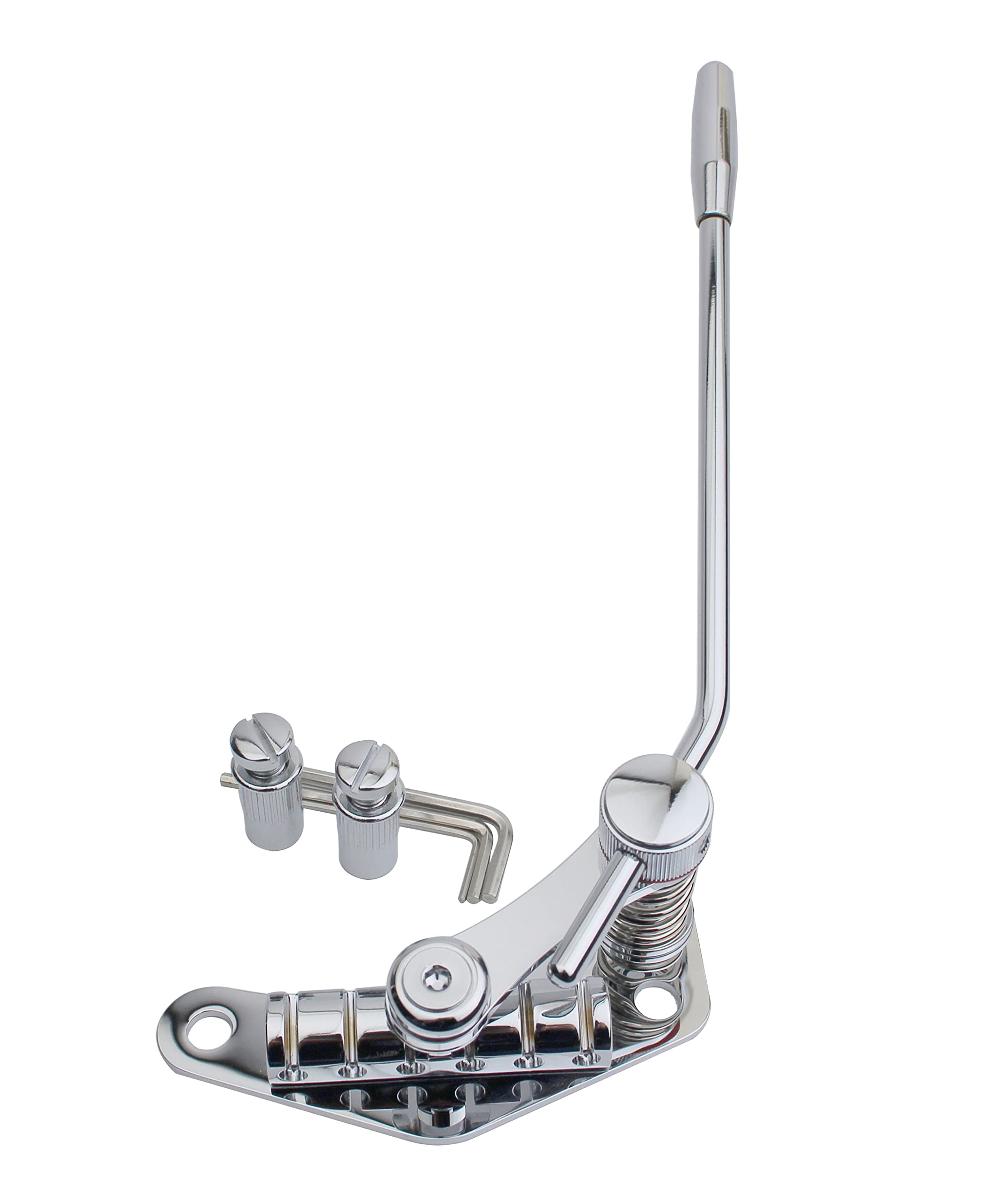 Guyker Tune-O-Matic Style Electric Guitar Bridge Stop Bar Tailpiece Tremolo Compatible with LP SG Guitars Chrome