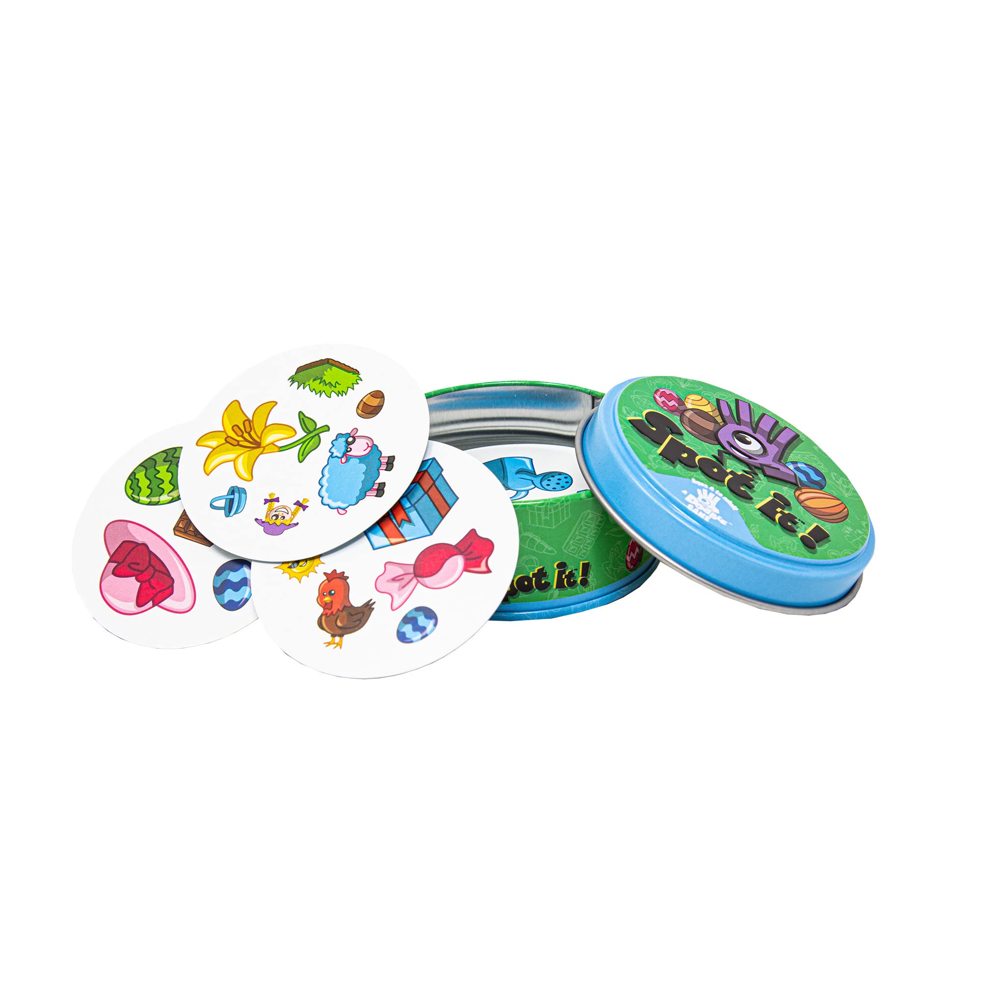 Zygomatic Spot It! Mini Easter - Compact and Exclusive Observational Game! Fun Matching Game for Kids, Ages 4+, 2-5 Players, 15 Minute Playtime, Made