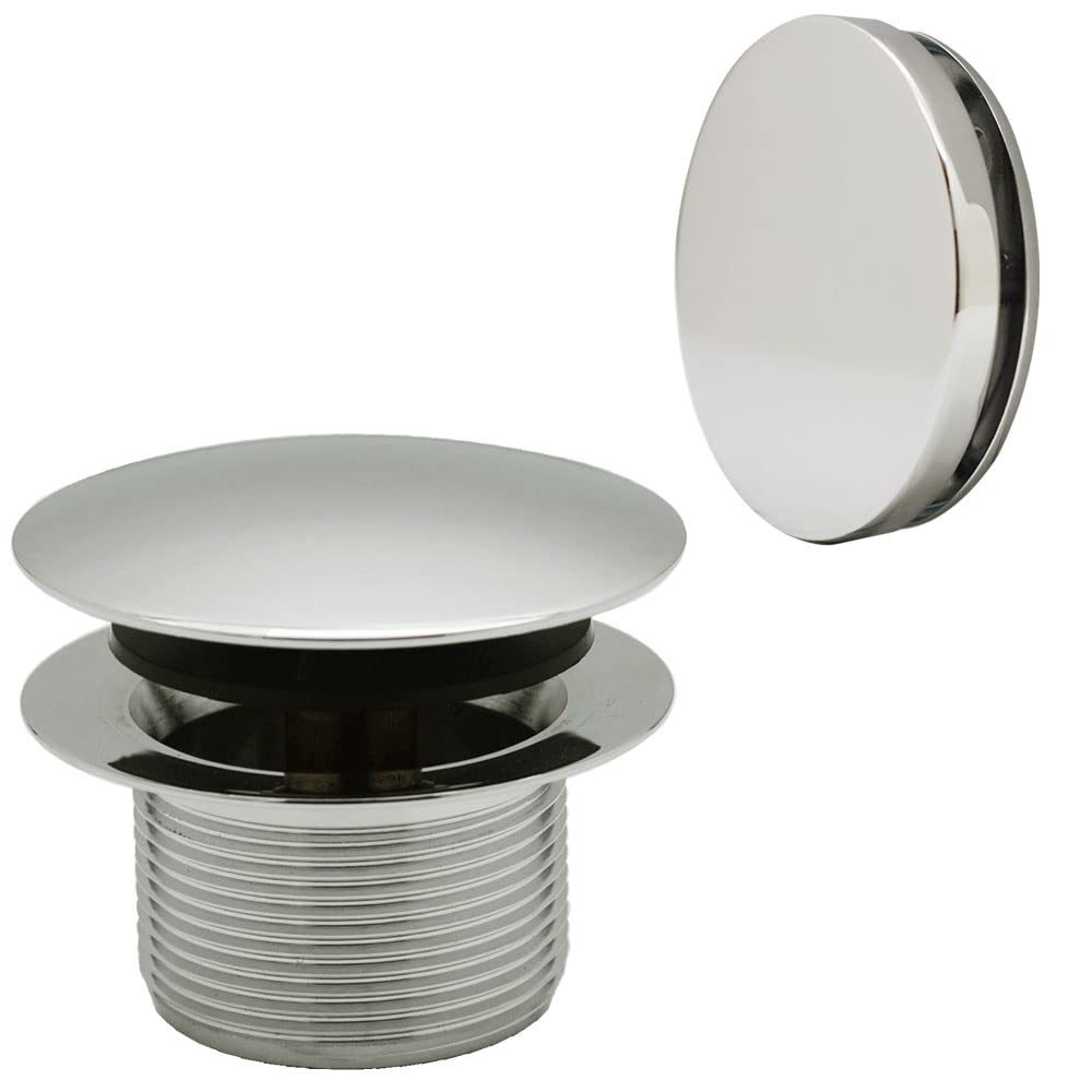 Westbrass D326HBJ-05 25" Bath Waste Assembly with Ball Joint, Tip-Toe Drain and Illusionary Overflow Faceplate, Polished Nickel