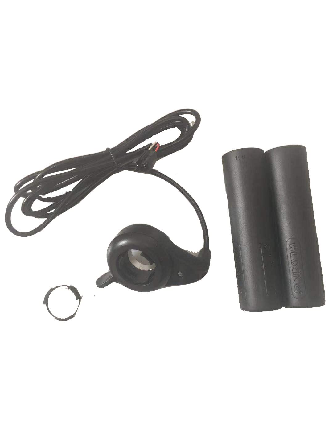 Electric Bicycle Thumb Throttle Without Hander Bars with Battery Indicator and on/Off Switch Wuxing Brand e-Bike Throttle