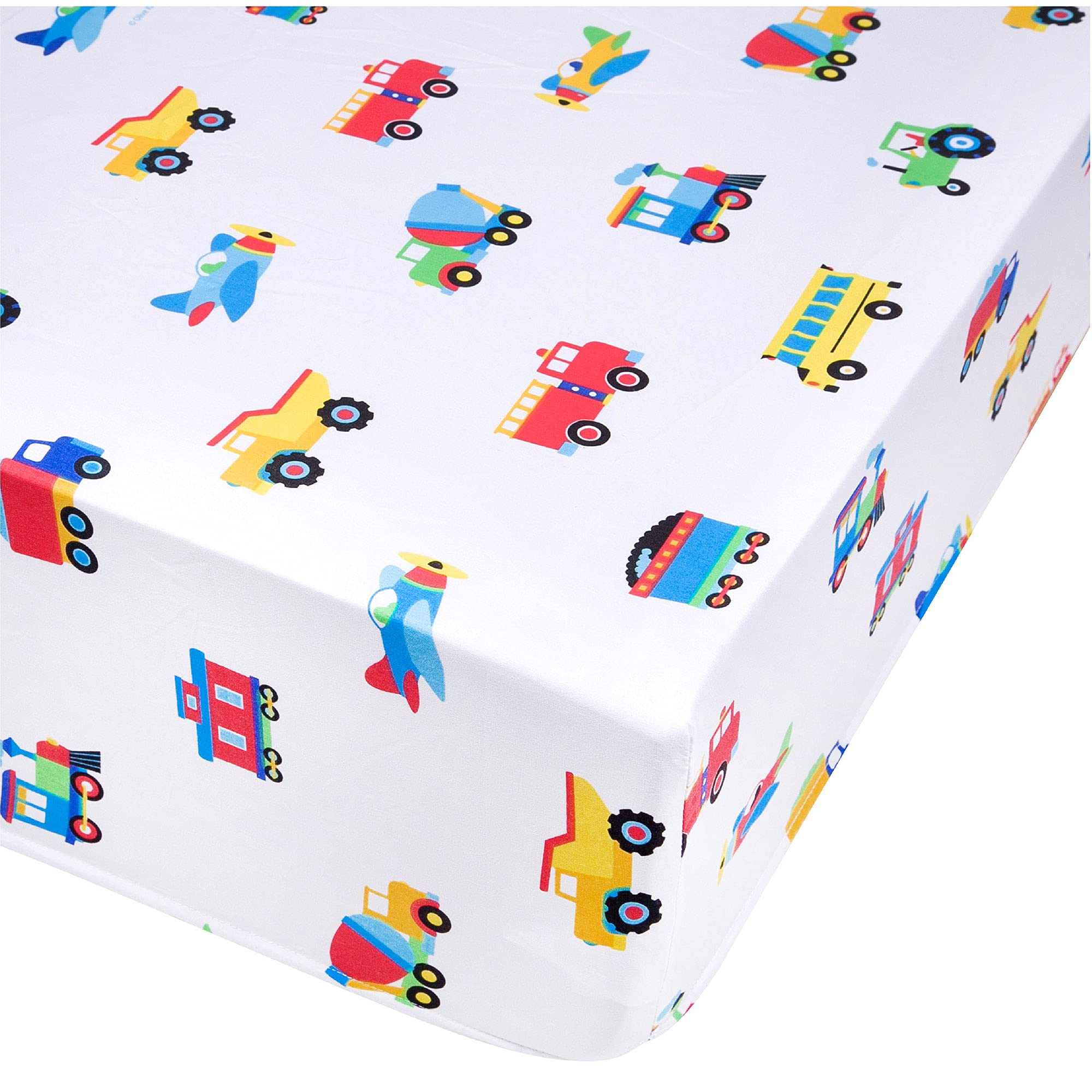 Wildkin Kids 5 Pc Twin Bed In A Bag for Boys and Girls, Microfiber Bedding Set Includes Comforter, Flat Sheet, Fitted Sheet, One Pillow Case and One Sham (Trains, Planes, and Trucks)