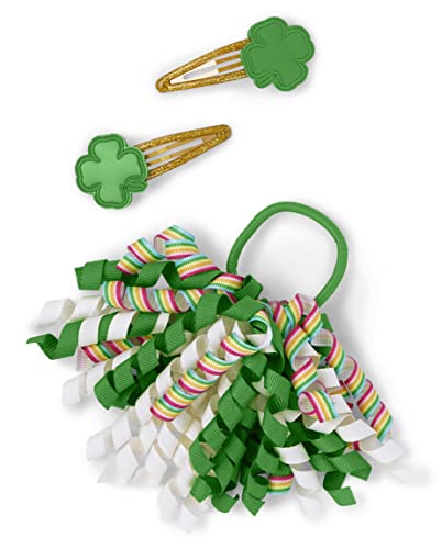 Gymboree,Girls,And Toddler Holiday and Special Occasion Hair Accessories,Shamrock,One Size