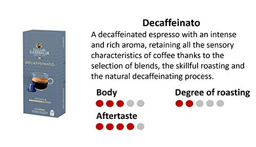 Gran Caffè Garibaldi Nespresso* compatible capsules (Decaf, 60 Count)