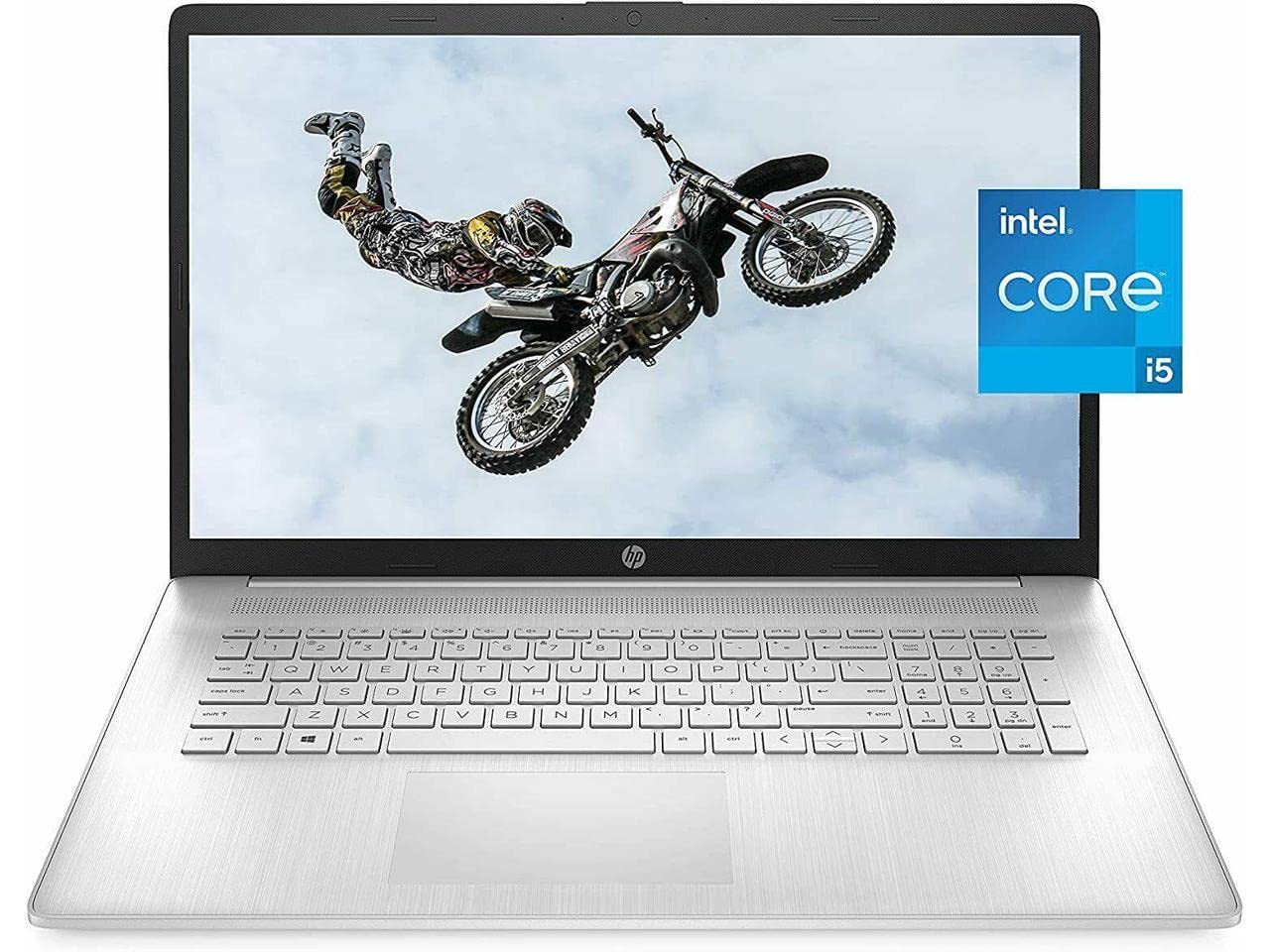 HP 17.3 inch Home and Business Laptop | Intel Core i5-1135G7 | 1920x1080 IPS Display (Full-HD) | Backlit Keyboard | 8GB Memory 512GB SSD Storage | Win10 Pro | Natural Silver