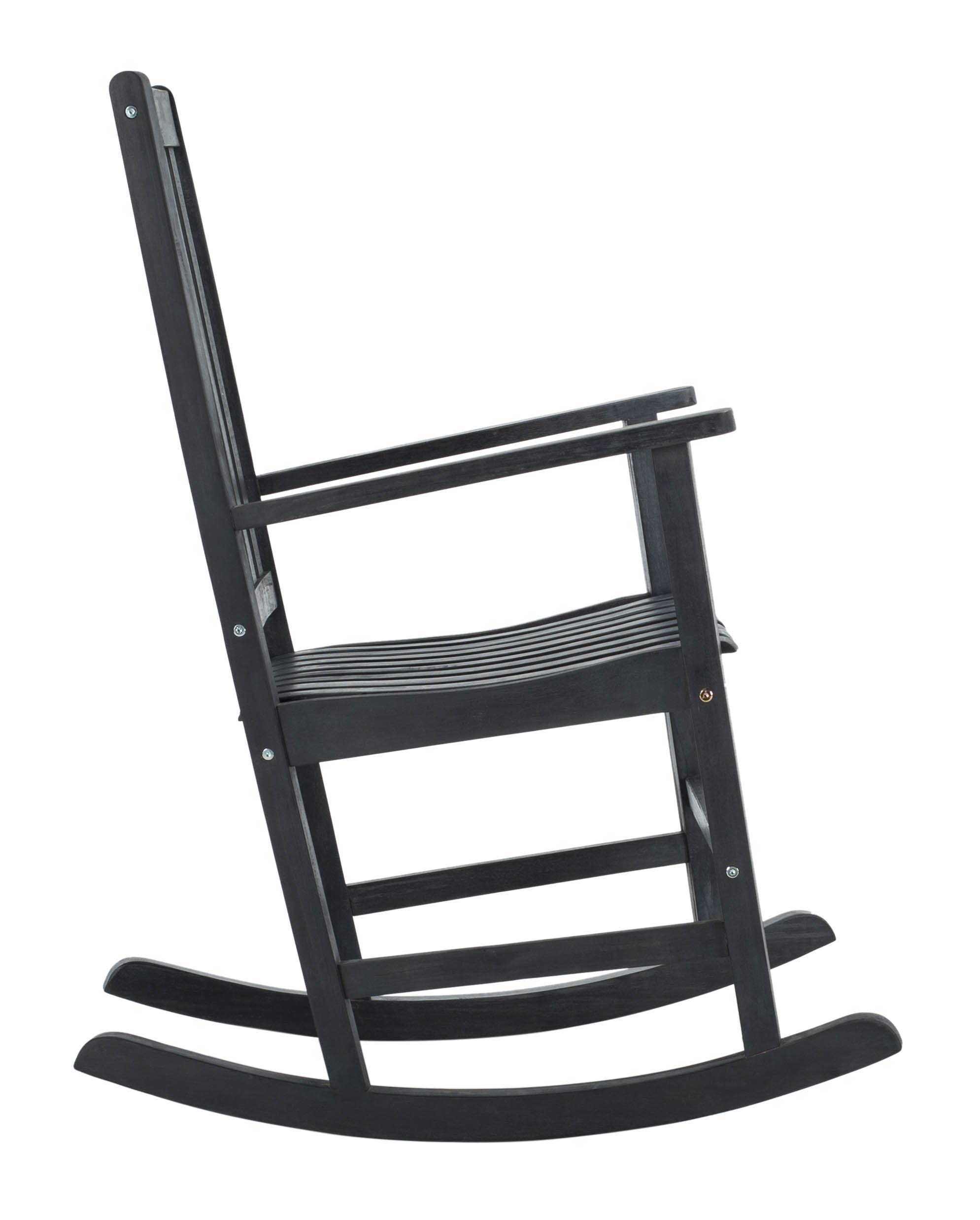 SAFAVIEH Outdoor Collection Barstow Teak Rocking Chair