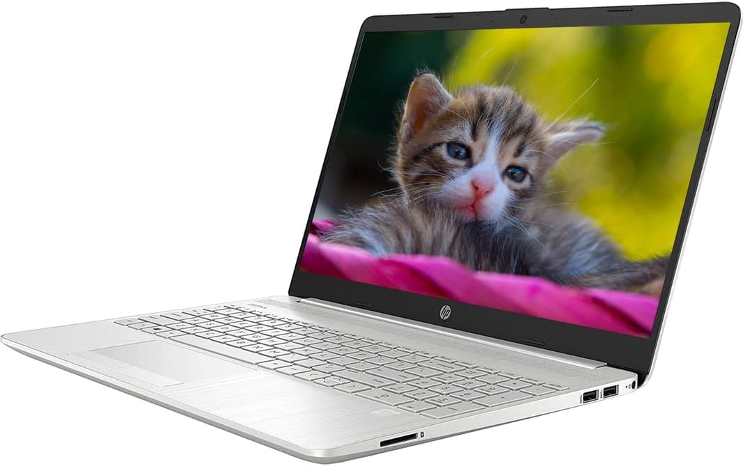 HP 2022 17.3" FHD IPS Laptop, 11th Gen Intel Core i3-1115G4(Beats i5-1035G7), 32GB RAM, 1TB PCIe SSD, Full-Size Keyboard, Intel UHD Graphics, HD Webcam, Windows 11 Pro, Silver, 32GB USB Card
