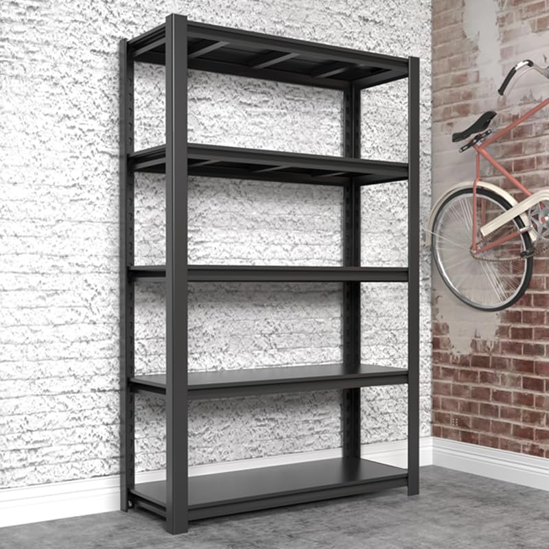 OLLRRACT 5 Tier Garage Shelving 2200LBS Heavy Duty Garage Storage Shelves Adjustable Metal Shelving Unit for Garage Storage Rack Industrial Utility Shelf 24" D X 48" W X 72" H