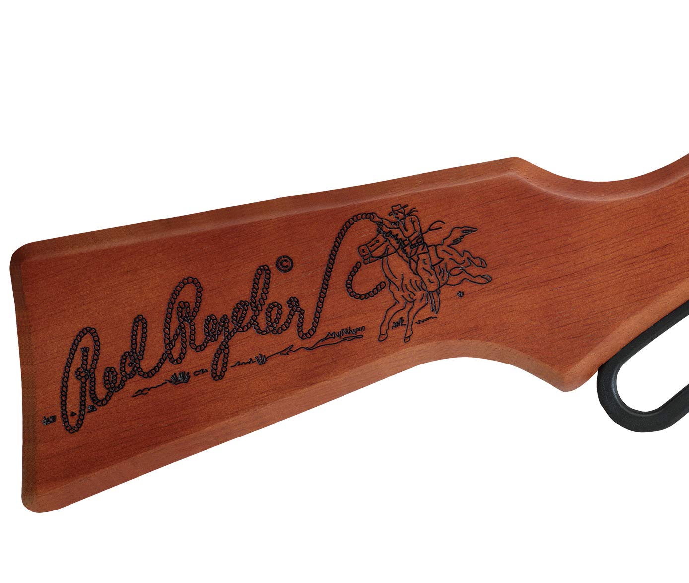 Daisy Outdoor Products Model 1938 Red Ryder BB Gun, Wood Grain, Overall length: 35.4 Inch
