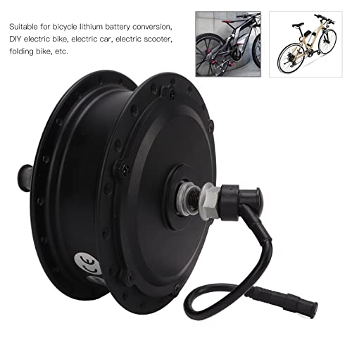 Drfeify Electric Bike Motor Kit, 48V 500W Front Hub Motor Electric Bike Conversion Kit(Fits 26 inch Rim Spokes)