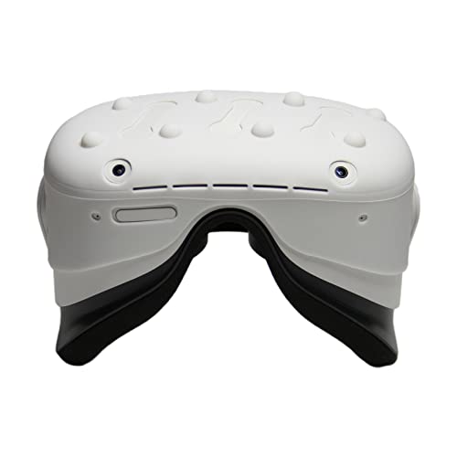 Driibubur Soft Silicone Case Protector Protective Cover Skin for Oculus Quest 2 VR Headset Silicone front case proetction sleeve