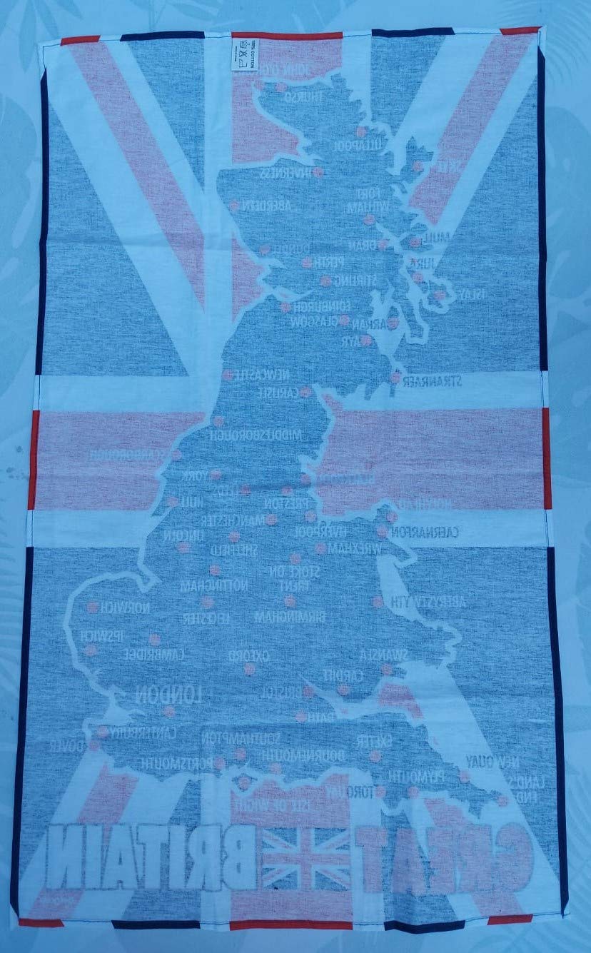Great Britain Union Jack Tea Towel by Great Britain Tea Towel