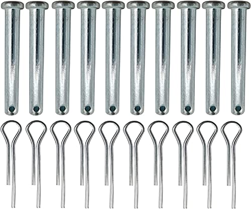 Gpartsden 1687404k Snowblower Shear Pins 1668344SM 1687404 for Snapper / Simplicity 703063 1668344 1686806YP (10 Pack)