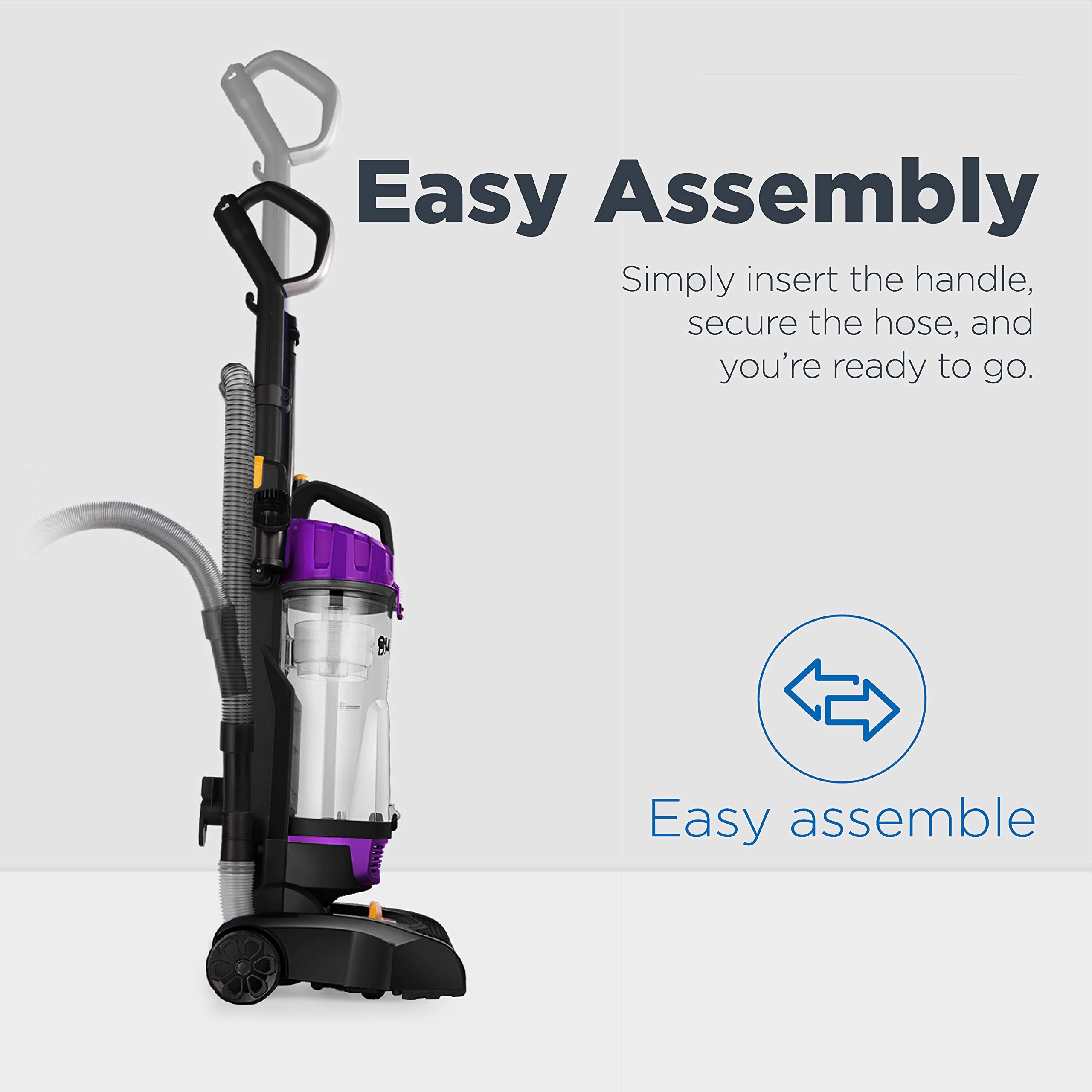 Eureka PowerSpeed Bagless Upright Vacuum Cleaner, Lite, Black (Renewed)
