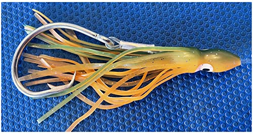 Deep Drop Bait Rig (with Skirts) (Green & Orange, 15/0)
