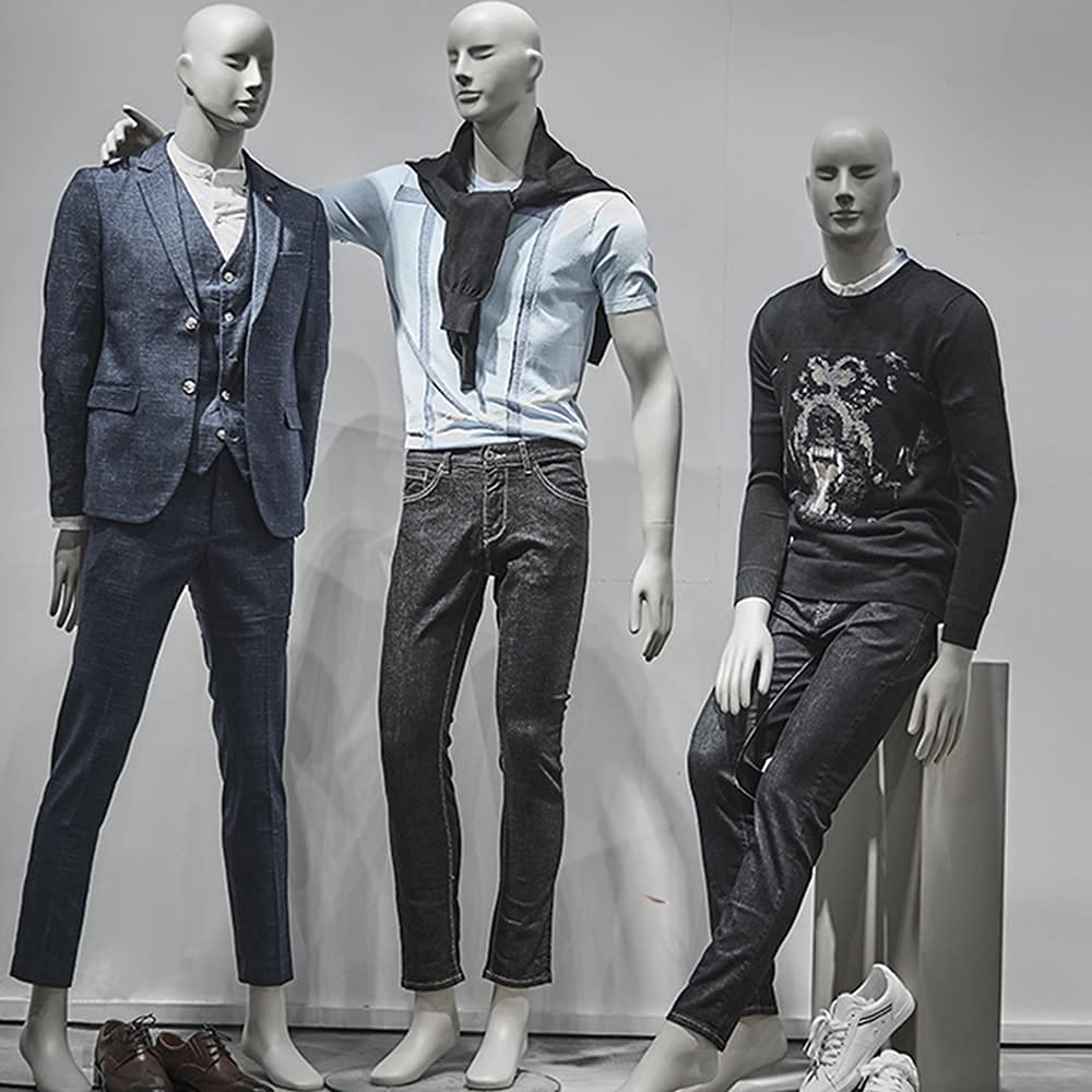Dressmaking Mannequin Dummy Male Dressmakers Dummy Mannequin Body Torso with Adjustable Tripod | Bust Tailor Mannequin Dummy for Clothing Dress Display