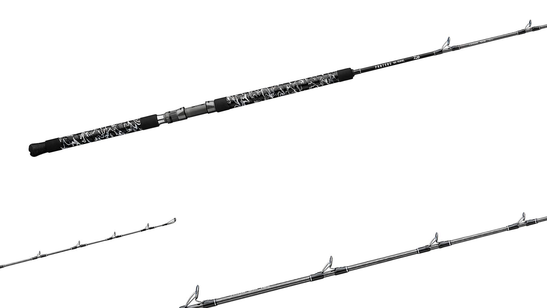 Daiwa PRWNC76MHF Proteus Wn Rod Camo Wrap, Sections= 1, Line Wt.= 15-30, (40-80 Braid), Multi, one Size