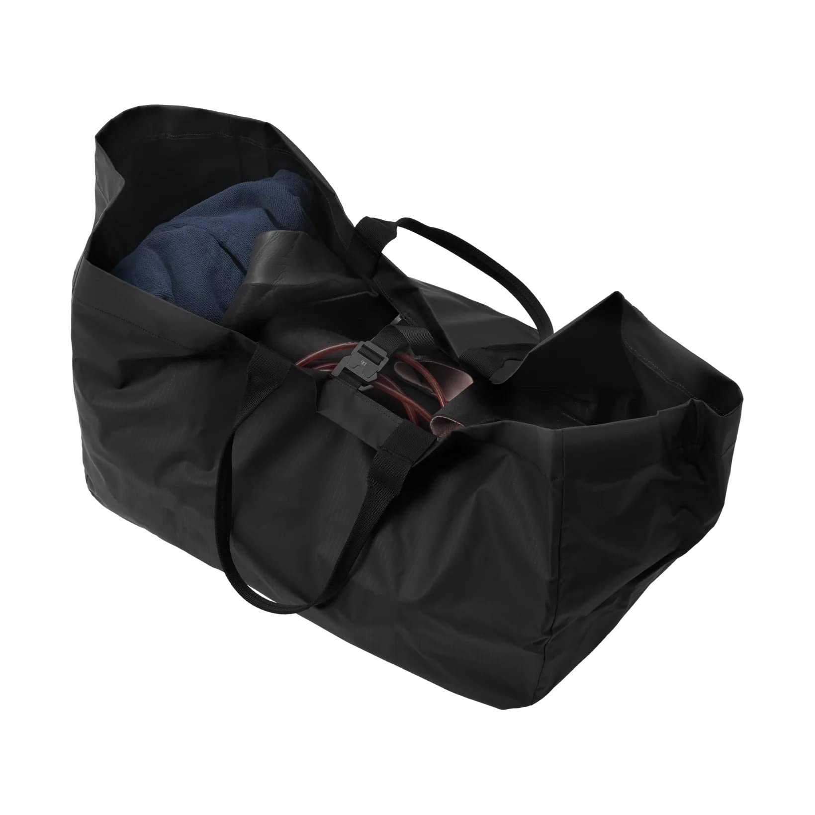 Db Journey Surf Tote - Oversized Waterproof Tote Bag for Surfing, Camping, Skiing & Shopping, Reusable Grocery Bag, Weekender, Comfortable Carry Handles, 80L - Black Out