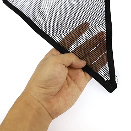 Nuatpetin 2 Pairs Reptile Hammock, 2 Sizes Bearded Dragon Hammocks Breathable Mesh Habitat Climbing Terrarium Accessories, Triangle Stable Lizards Lounger for Bearded Dragon Lizard Chameleon Snakes