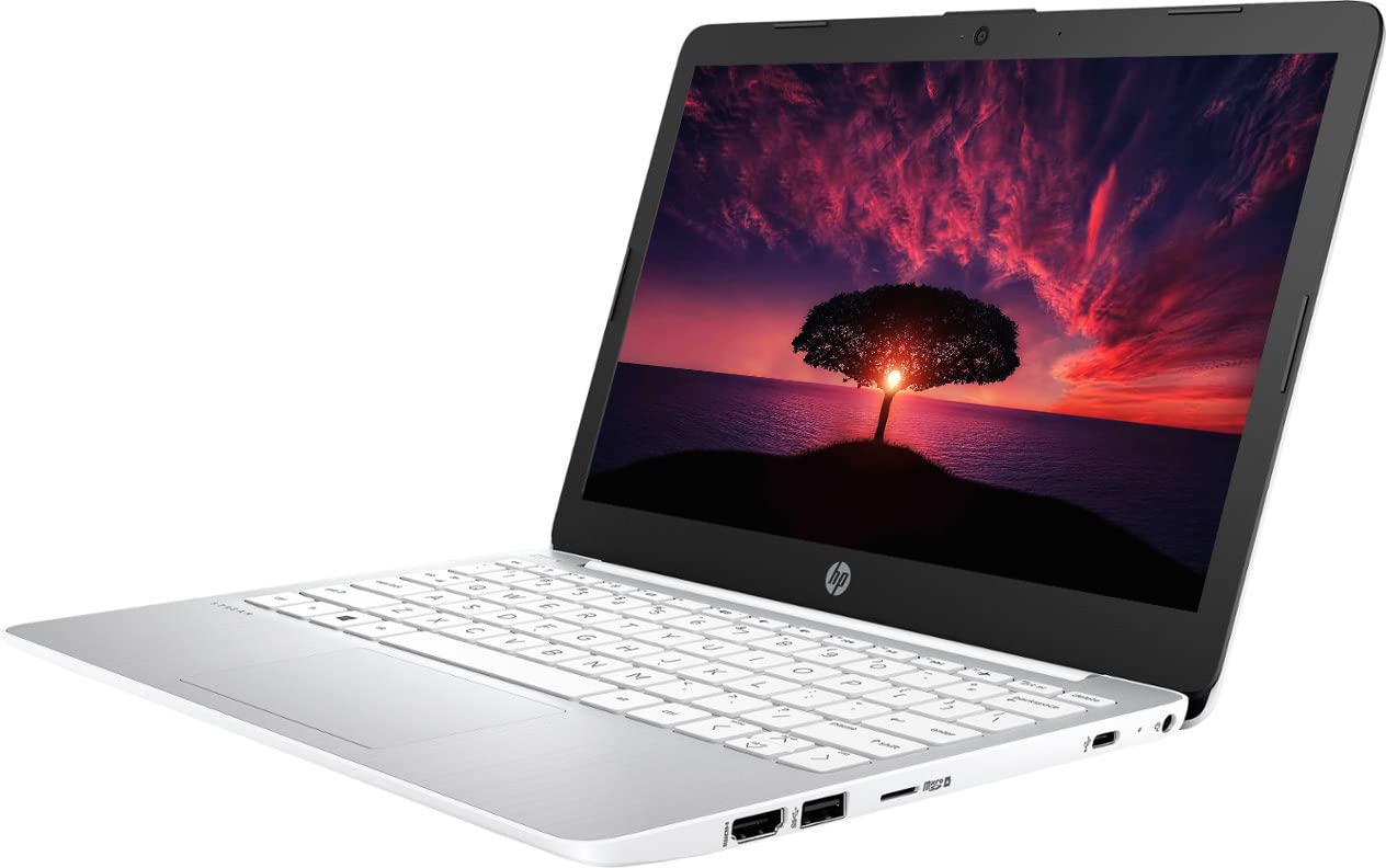 HP 2023 11" HD IPS Laptop, Windows 11, Intel Celeron Processor Up to 2.60GHz, 4GB RAM, 64GB SSD, Intel 4K Graphics, Ultra-Fast WiFi Speed, Dale White (Renewed)