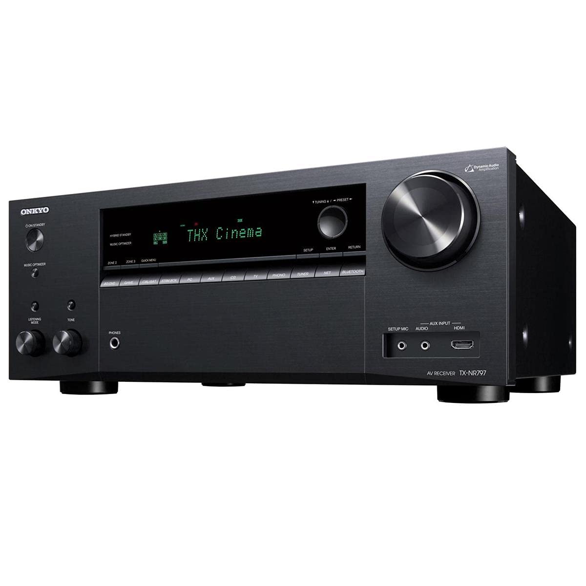 Onkyo TX-NR797 Smart AV 9.2 Channel Receiver with 4K Ultra HD | Dolby Atmos | AirPlay 2 | IMAX Enhanced (2019 Model),Black