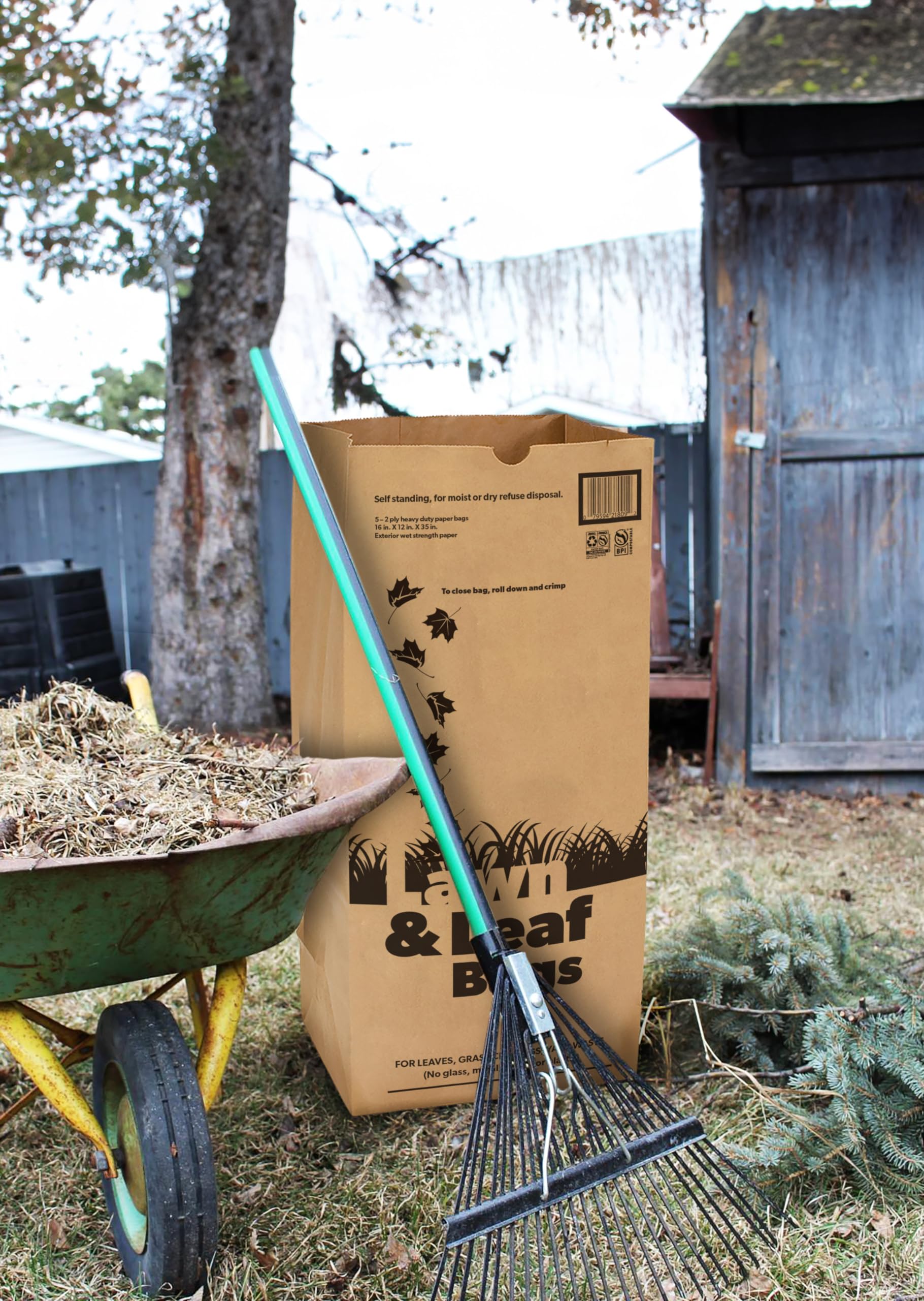 Duro Bag Lawn and Leaf Bag 30 Gallon (5 Pack)