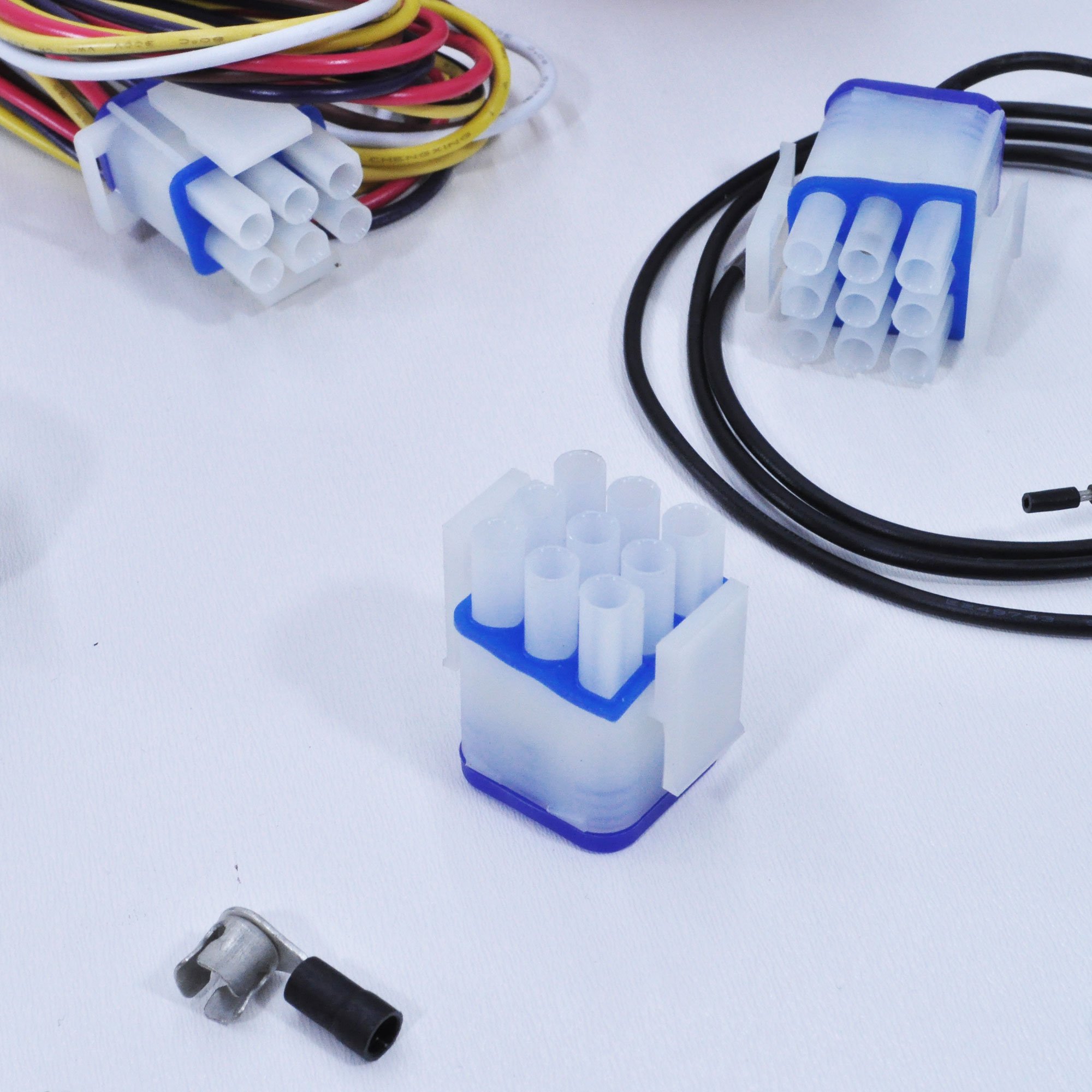 Complete Motorcycle Wiring Harness Kit Electrical System - Waterproof with Diagnostic LED's - Motorcycle Harley Chopper Bobber Wire