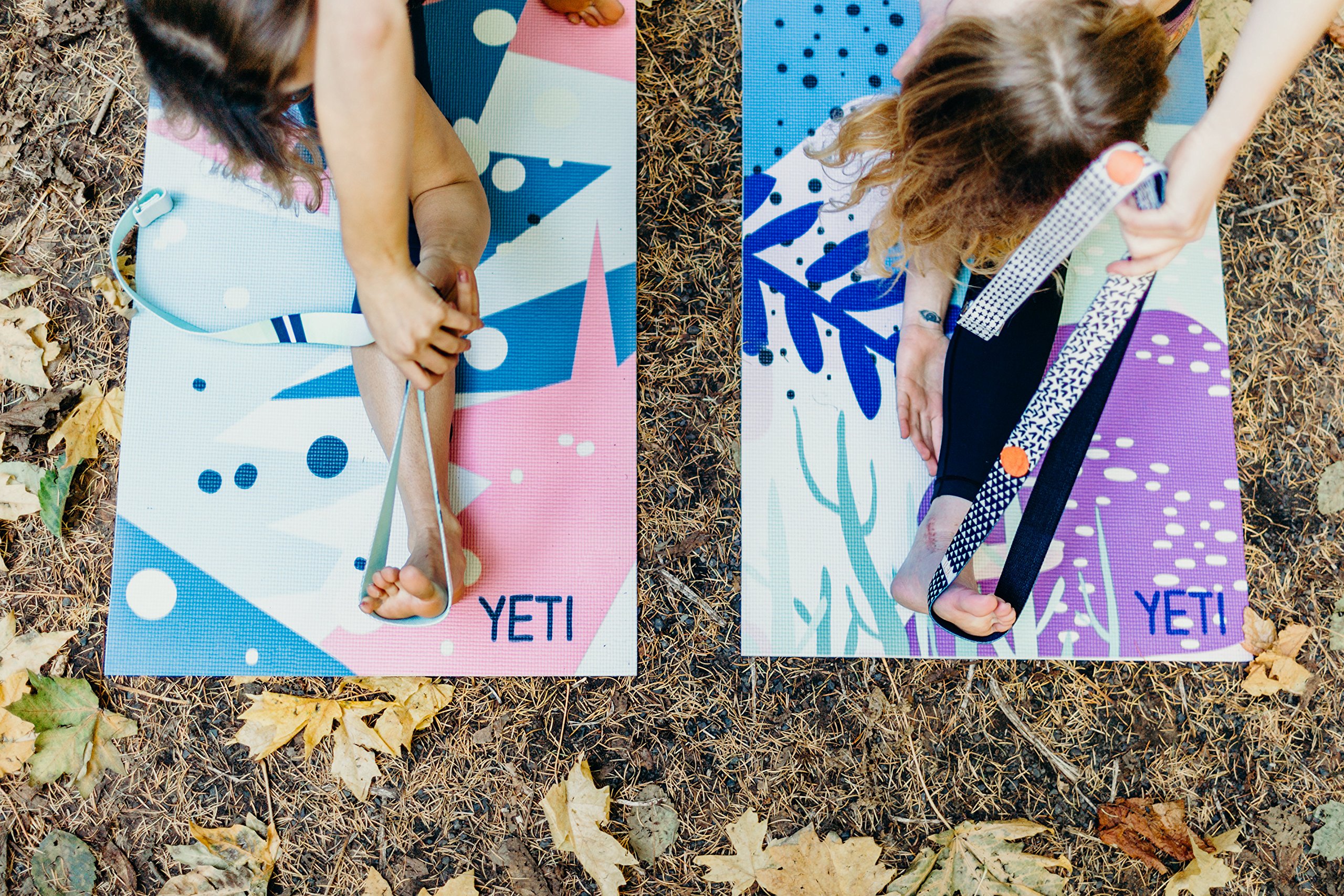 YETI YOGA - The Bowie Yoga Mat - Eco-Friendly, Premium Non-Slip, Durable, Non-Toxic Exercise and Fitness Mats