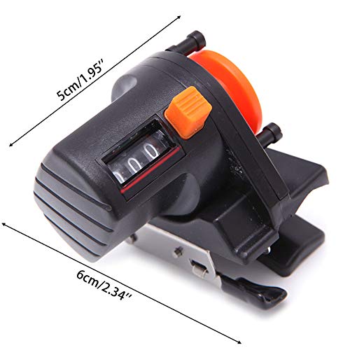 EWRT Fishing Line Counter, Portable 0-999M Fishing Finder Line Length Depth Gauge Counter Tackle Tools