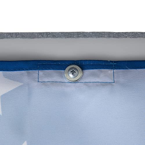 Delta Children Loft Bed Tent - Curtain Set for Twin Loft Bed (Bed Sold Separately), Blue Stars