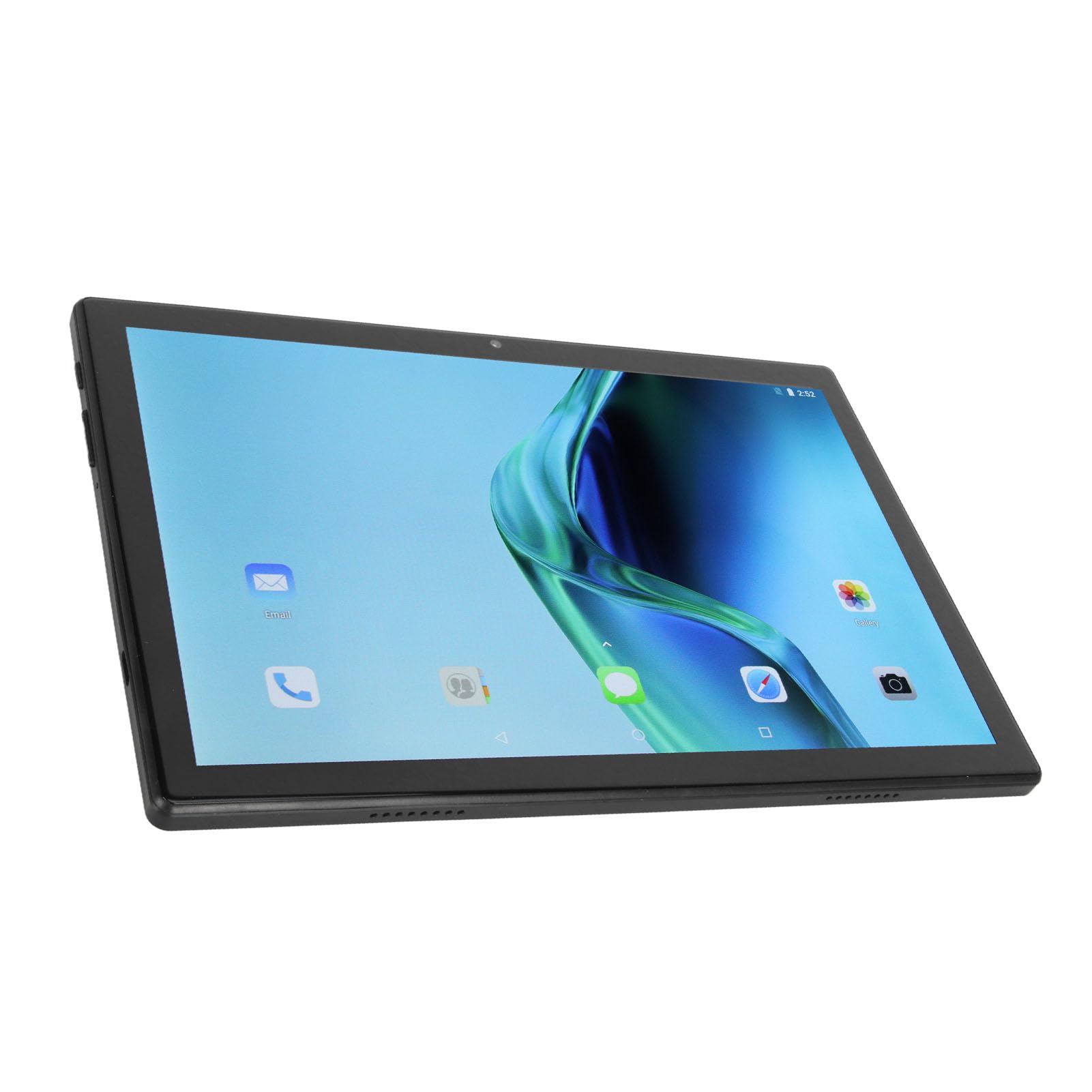 DAUERHAFT 10.1in Tablet, Octa Core Tablet PC Front 8MP Rear 13MP 8GB RAM 128GB ROM for Entertainment (Black)