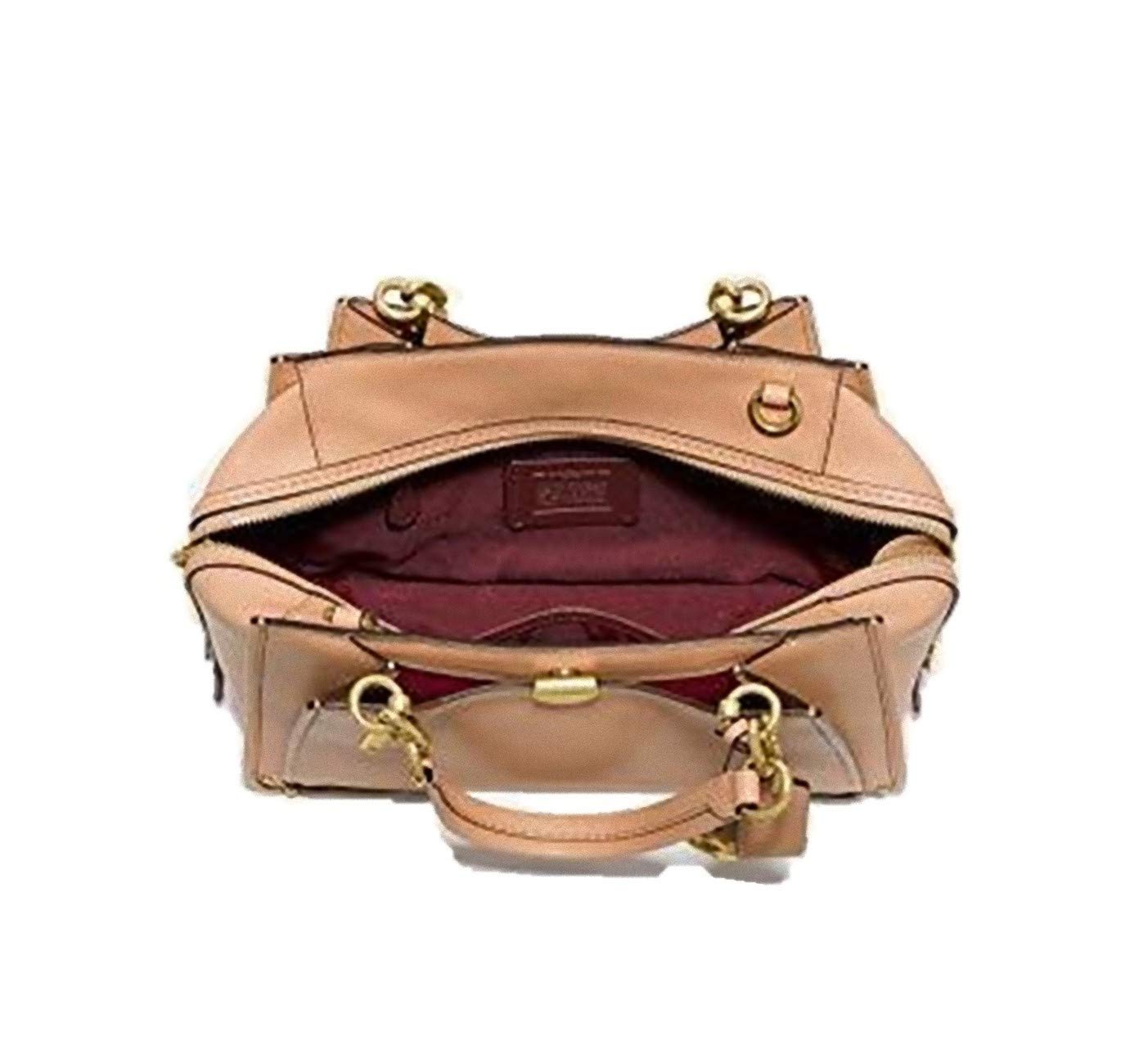 Coach Dreamer 36 Beechwood/Light Gold Leather Satchel
