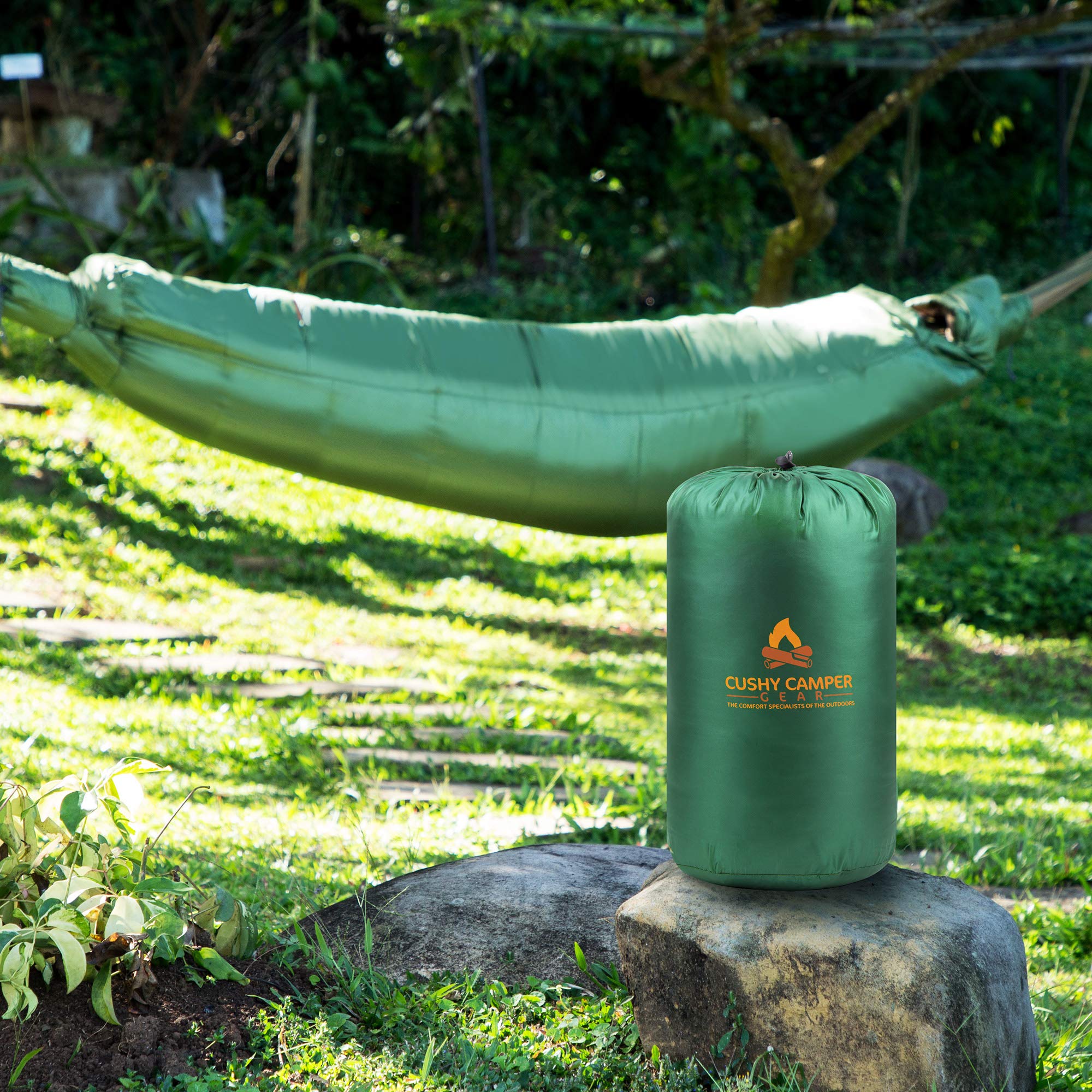 Cushy Camper Sleeping Bag for Hammocks - Lightweight Camping Sleep System to Keep You Warm and Cozy in Your Hammock - Sleeping Bag for Adults so You Can Hang Out Even in Cold Weather