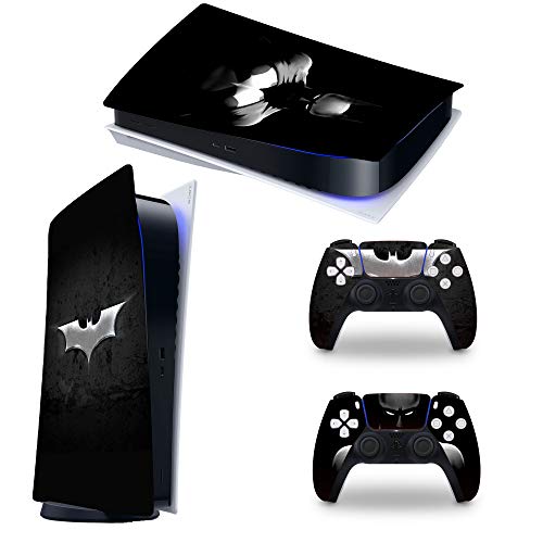 Dark Knight PS5 Digital Edition Console and Controller Skin Set - Playstation 5 Digital Edition Vinyl