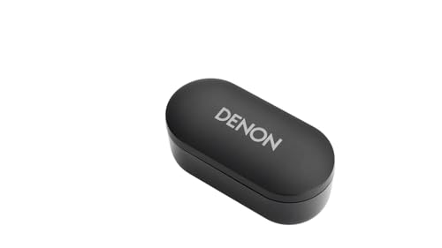 Denon PerL Pro True Wireless Earbuds - Adaptive Active Noise Cancelling, Personalized Sound with Masimo Adaptive Acoustic Technology, Spatial Audio, 32Hr-Battery Life, Wireless Charging, Black