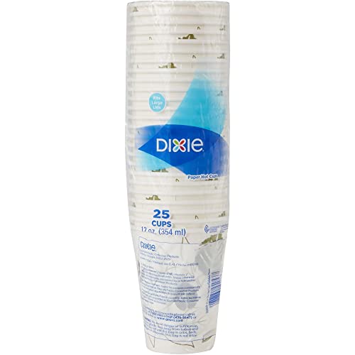 Dixie 12 oz. Paper Hot Coffee Cup by GP PRO (Georgia-Pacific), Pathways, 2342WS, 500 Count (25 Cups Per Sleeve, 20 Sleeves Per Case), Whimsy