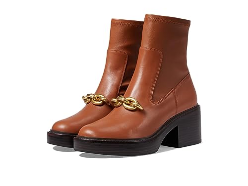 Coach Kenna Leather Bootie Burnished Amber 8 B (M)