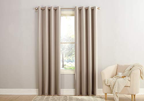 Sun Zero Barrow Energy Efficient Grommet Curtain Single Panel