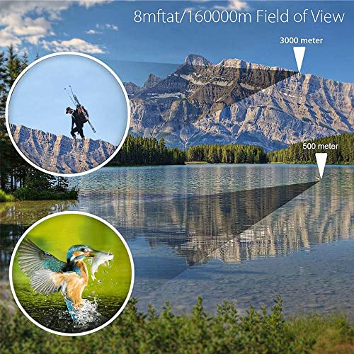 DDXPT High Clarity Binoculars Professional Portable Monocular Telescope FMC BAK4 Prism Binoculares for Camping Hunting Spyglass